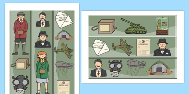 World War Two Display Border - display border, world war two