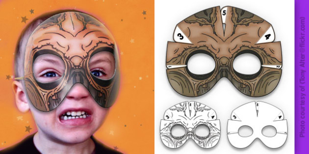 3D Halloween Scarecrow Mask