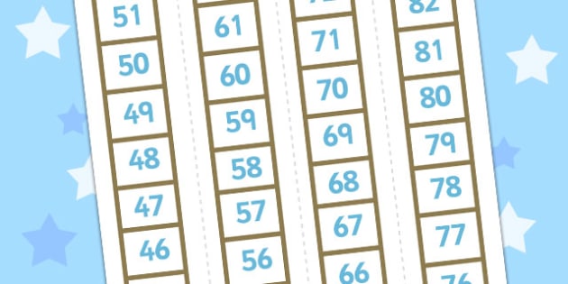 Number Ladder 0-120 (teacher made)