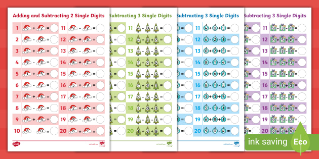 Addition Christmas Activities | twinkl.com.au