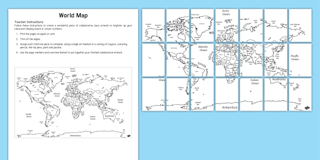 World Maps | twinkl.co.uk