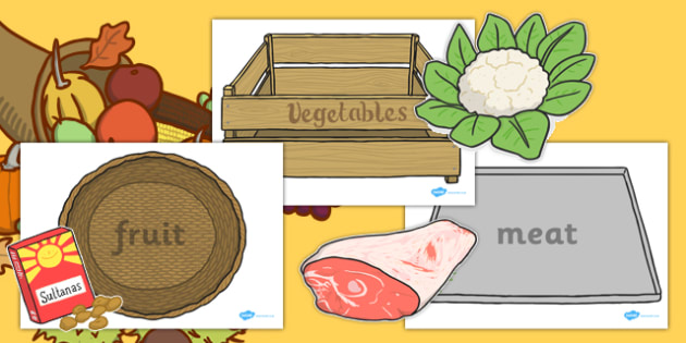 FREE! - Harvest Produce Sorting Game (teacher made)
