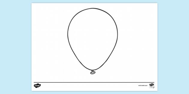 FREE! - Blue Colouring Page for Preschool | Colouring Sheets