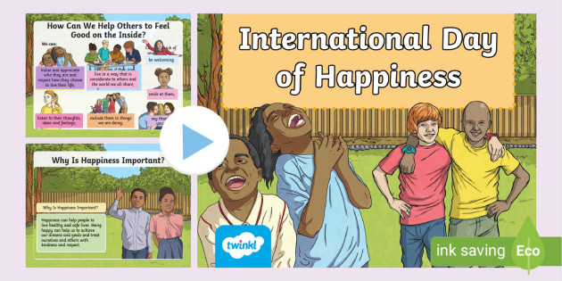 International Day of Happiness PowerPoint KS2 | Twinkl