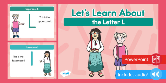 Alphabet: Let's Learn About the Letter L PowerPoint