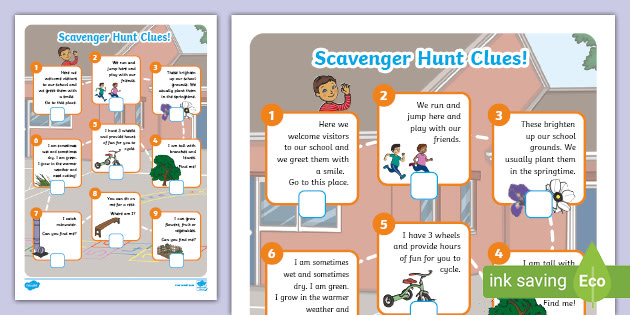 FUN School Scavenger Hunt (teacher made)