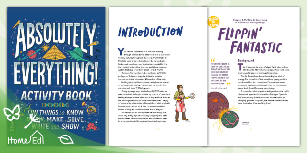 FREE! - Absolutely Everything Activity Book - Chapter 1