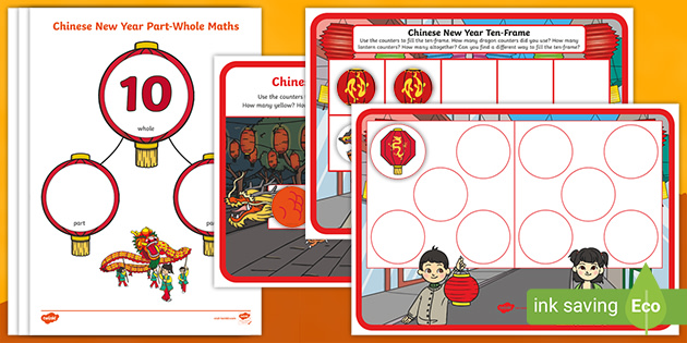 👉 Exploring Number Bonds Chinese New Year Resource Pack