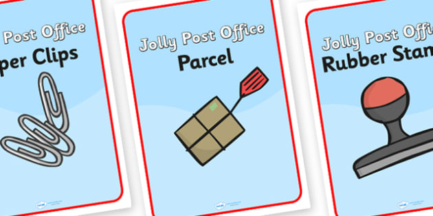 Jolly Post Office Role Play Display Posters to Support Teaching on The ...