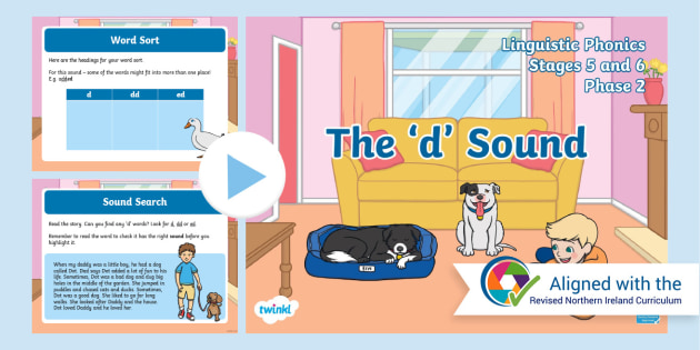 Linguistic Phonics Stages 5/6 Phase 2 'd' Sound PowerPoint