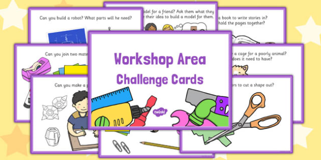 Workshop Area Challenge Cards