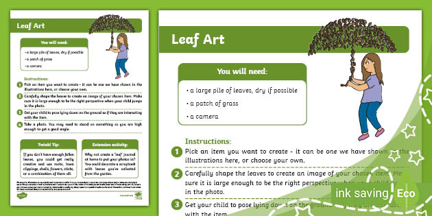 Leaf Art (teacher made)