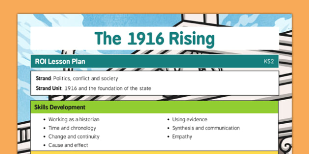 1916 Rising Lesson Plan and Ideas