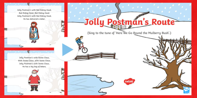 Jolly Postman's Route Song PowerPoint (teacher made)
