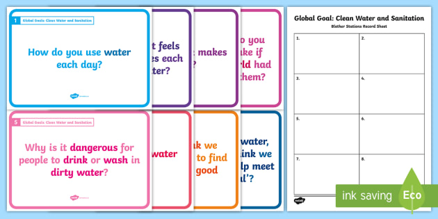 Global Goals Clean Water and Sanitation Blether Stations