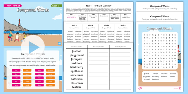 Year 1 Term 3B Week 4 Spelling Pack (teacher made)