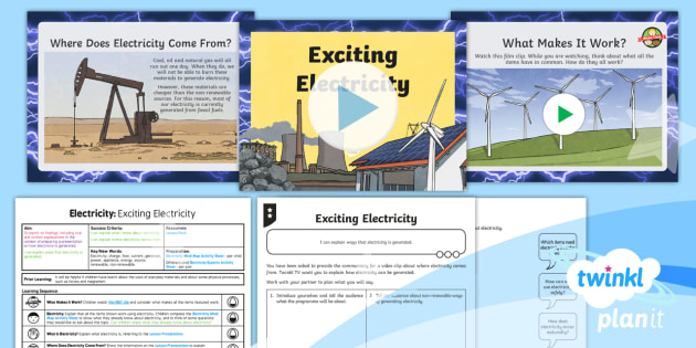 Science: Electricity: Exciting Electricity Year 4 Lesson Pack 1