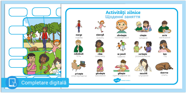 FREE! - Activități zilnice/Щоденні заняття – Română-ucraineană