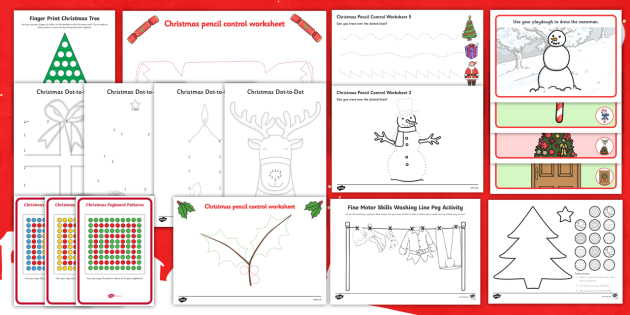 Pack of Christmas Fine Motor Skills Activities | Twinkl SEND