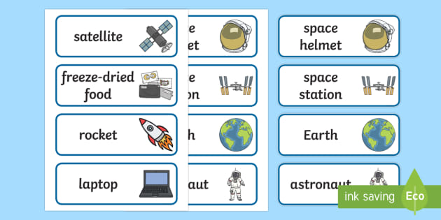 Space Station Role Play Labels-space station, role play, labels, role play