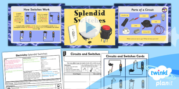 Science: Electricity: Splendid Switches Year 4 Lesson Pack 5