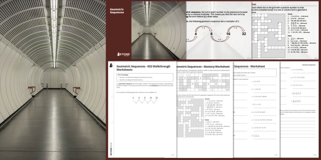 👉 Geometric Sequences Resource Pack (teacher made)
