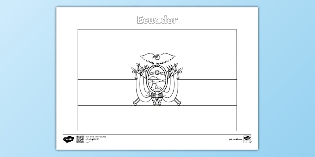 Ecuador Flag Coloring Pages Learny Kids