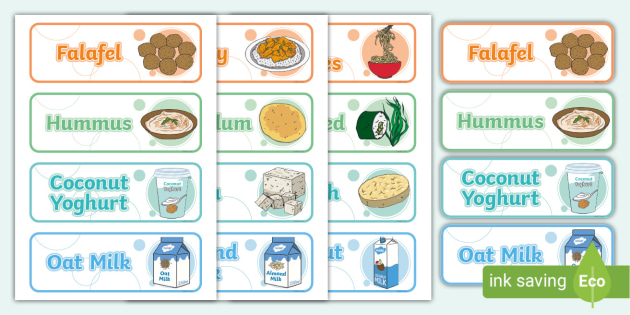 Additional Grocery Store Word Cards (teacher made)