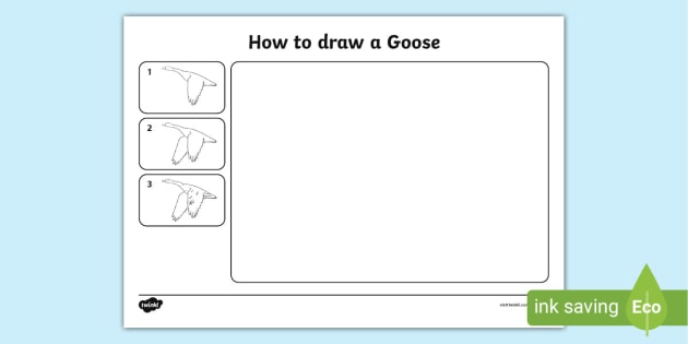 FREE! - How to Draw a Goose (Teacher-Made)