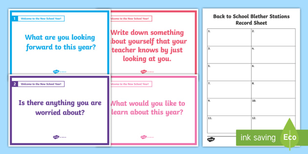 Blether Stations (teacher made)