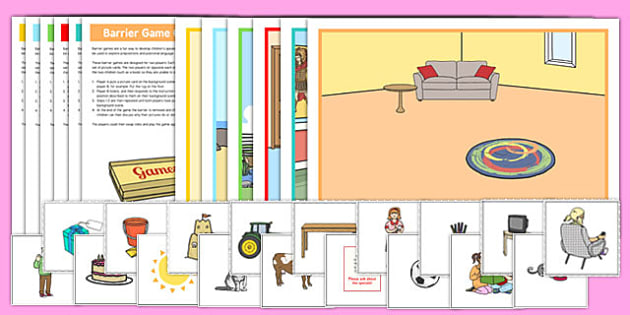 Everyday Scenes Activity Pack - Barrier Games Resources