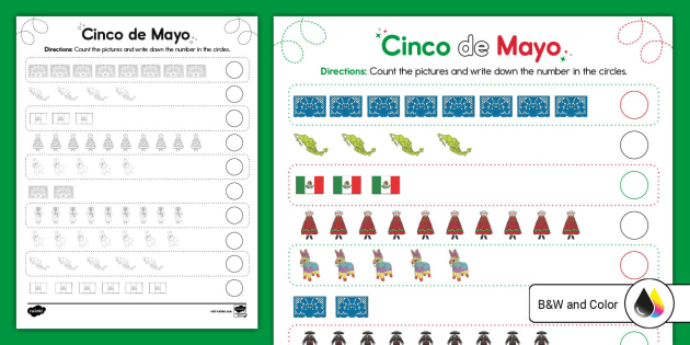 Counting Worksheets for Kids | twinkl.com