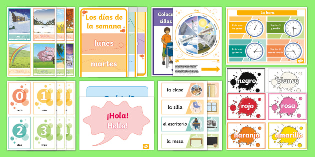 👉 Spanish: Back to School Display Pack - KS2 Resource