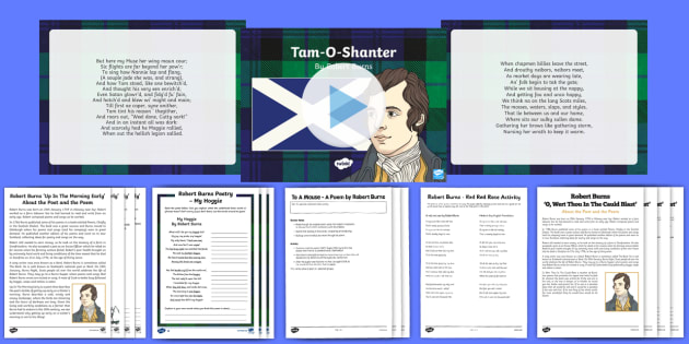 Robert Burns Poetry Resource Pack (teacher made)
