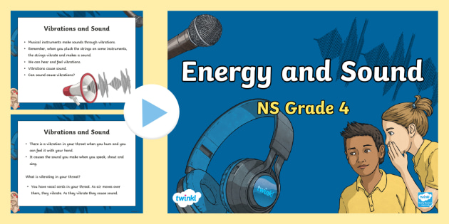 Energy and Sound PowerPoint (teacher made)