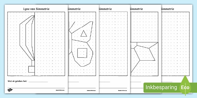 FREE! - Lyne van Simmetrie Aktiwiteit (teacher made)