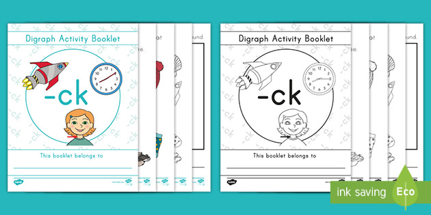 -ck Digraph Activity Booklet (teacher made)