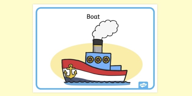 Boat Poster Display | Educational Poster by Twinkl