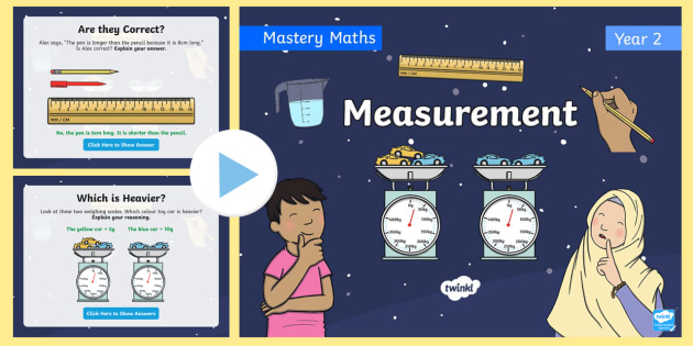 Year 2 Measurement Maths Mastery PowerPoint (teacher made)