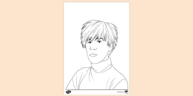 FREE! - Andy Warhol Colouring Page | Colouring Sheets