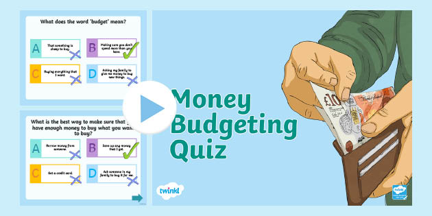 Money Budgeting Quiz Plenary PowerPoint (teacher made)