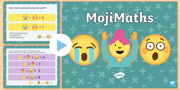 😊 MojiMaths Number PowerPoint (teacher made)