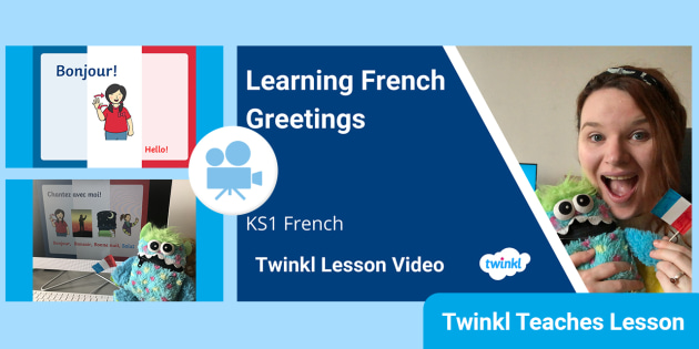 FREE! - 👉 KS1 French: Greetings Video Lesson