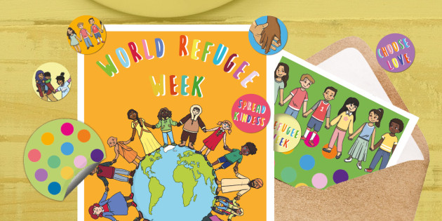 World Refugee Week - Make a Card - Sticker Activity
