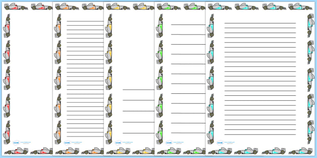 Racing Car Page Borders (teacher made)