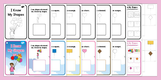 I Know My Shapes Adapted Reader (Teacher-Made)
