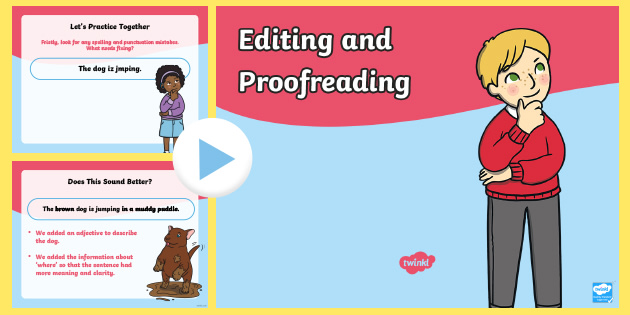 Editing and Proofreading PowerPoint presentation