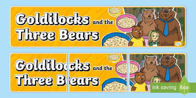 Goldilocks and the Three Bears Banners | twinkl.co.uk