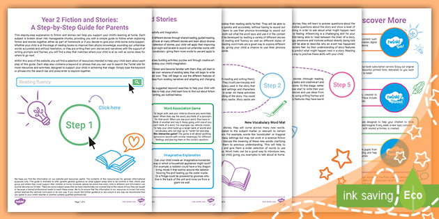 Year 2 Fiction and Stories: Parent Guide and Activities Pack