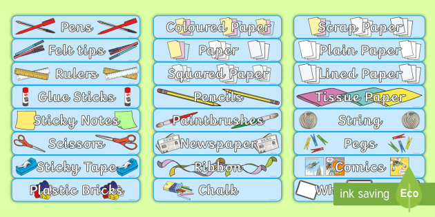 Cursive Script Tray Labels (teacher made)